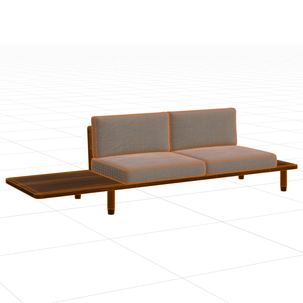 Modern Bench Sofa 01 • iMeshh - 3D Model for Blender 4.0+