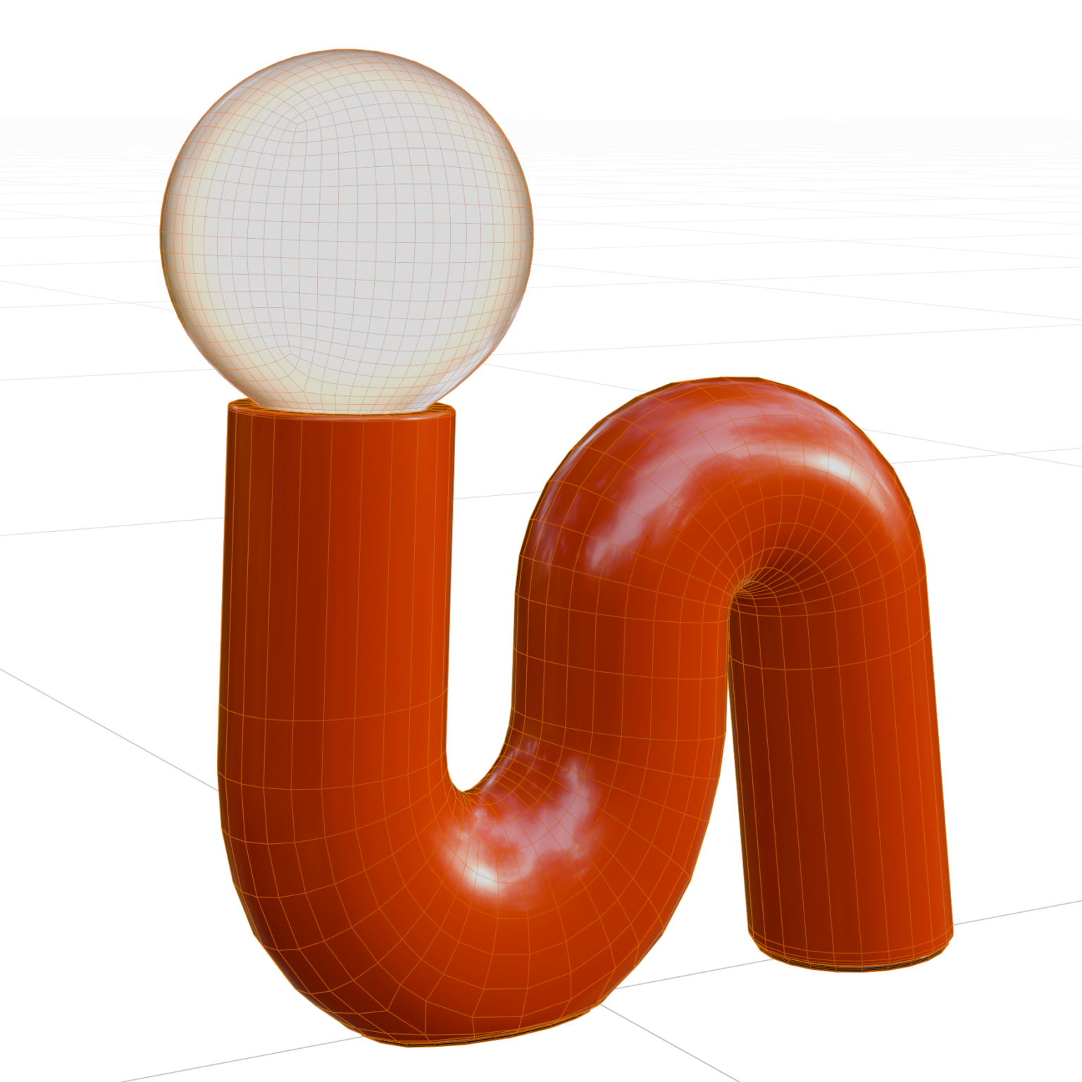 Wiggle Table Lamp 01 • iMeshh - 3D Model for Blender 4.0+