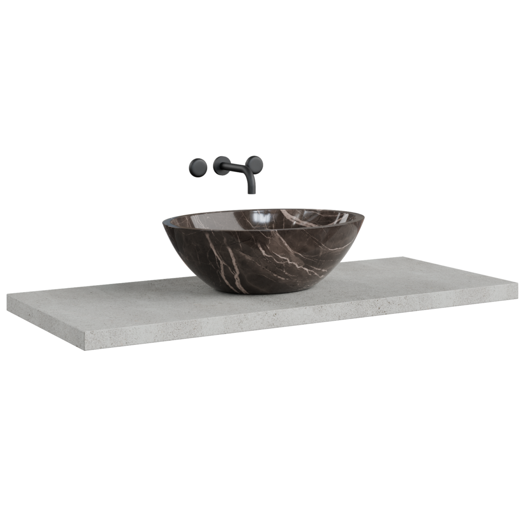 Floating Stone Basin Unit 01 • iMeshh - 3D Model for Blender 4.0+