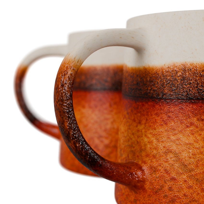 Gradient Ceramic Mug 01 • iMeshh - 3D Model for Blender 4.0+