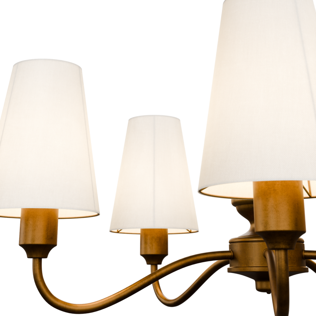 Antique Bronze Chandelier 01 • iMeshh - 3D Model for Blender 4.0+