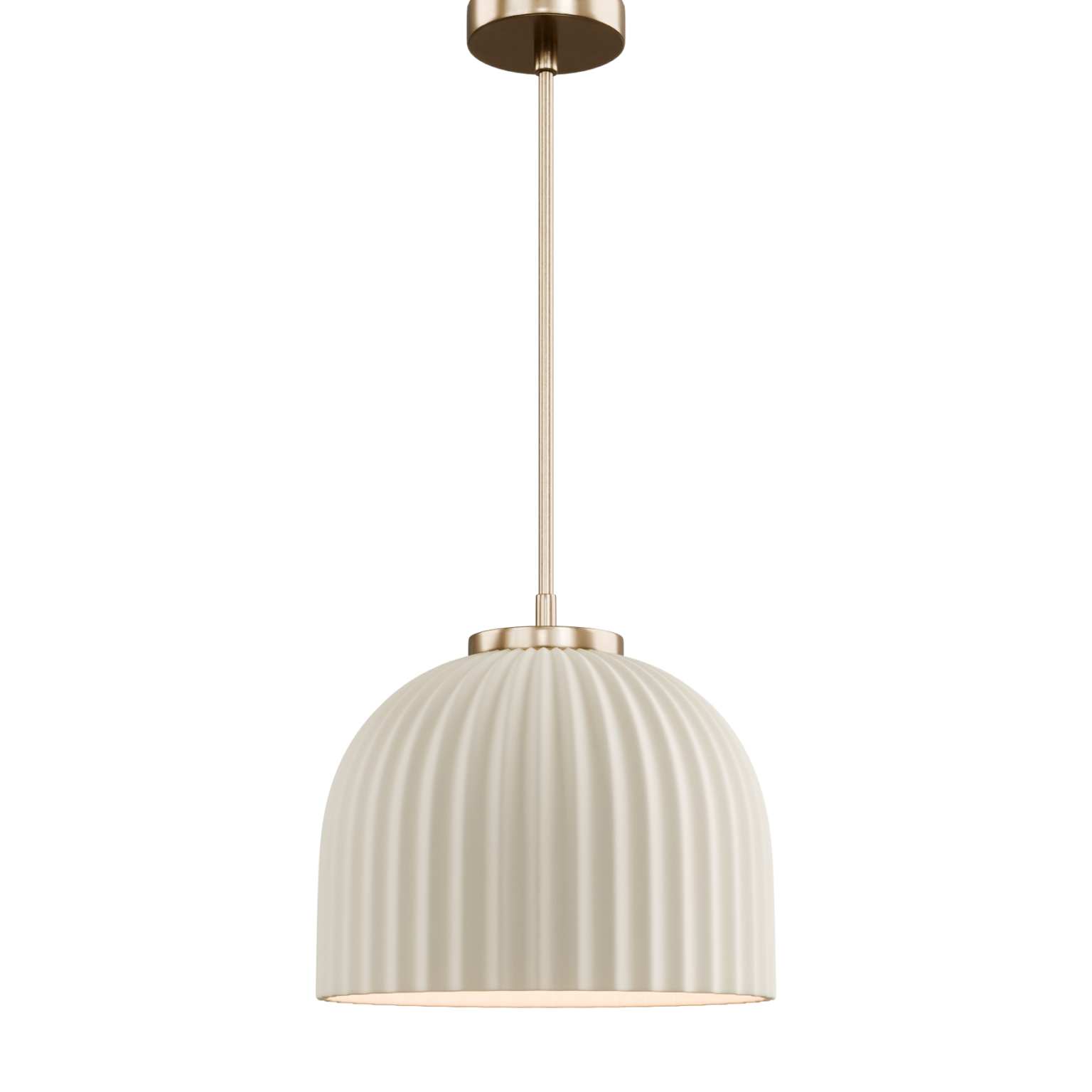 Ribbed Dome Shade Pendant 01 • iMeshh - 3D Model for Blender 4.0+