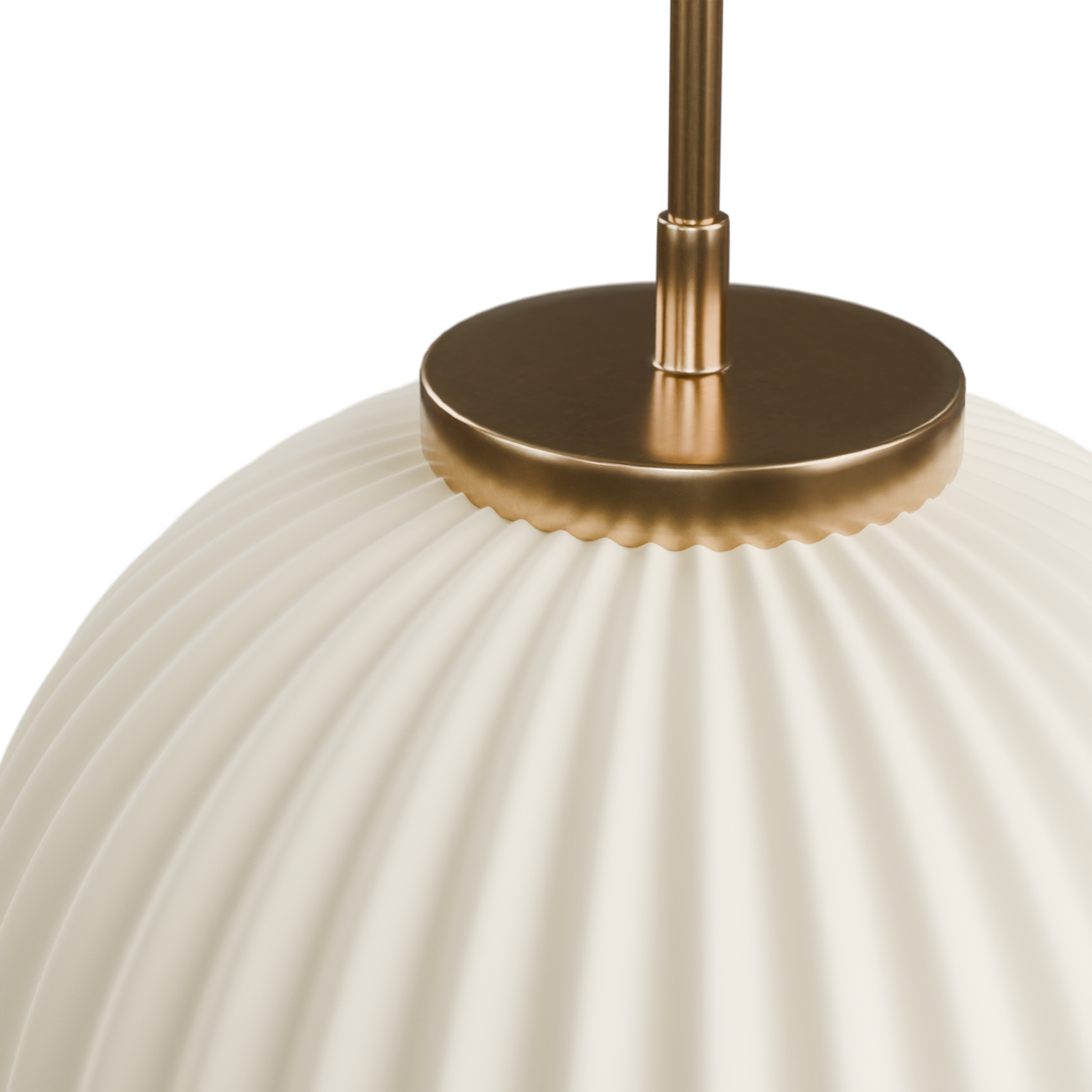 Ribbed Dome Shade Pendant 01 • iMeshh - 3D Model for Blender 4.0+